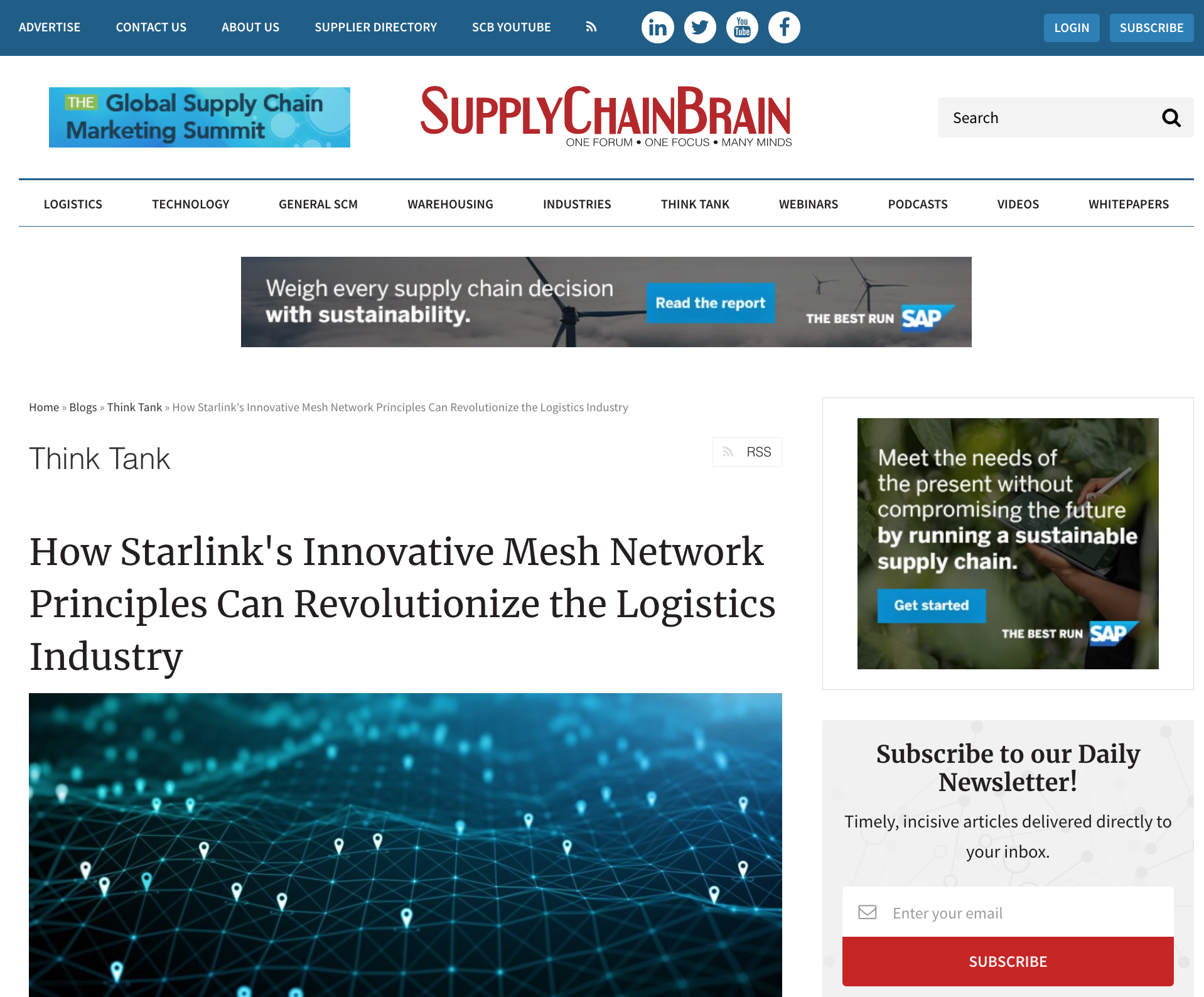 CloudSort | Starlink's Mesh Network Revolutionizes Logistics